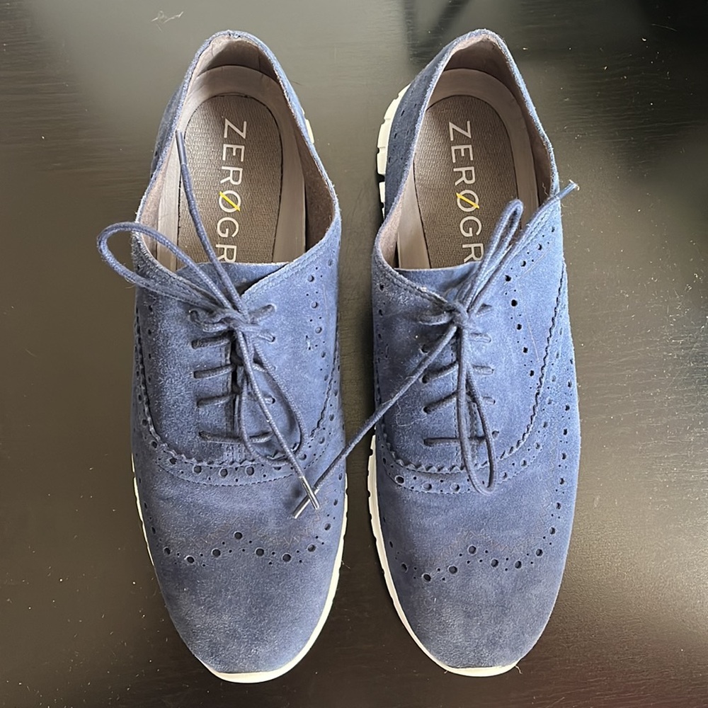 Blue Cole Haan Grand.Os Zerogrand Oxford Style Sneake… - Gem